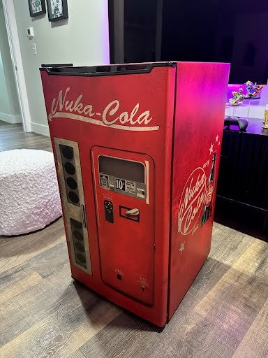 Nuka Cola Vending Machine Mini Fridge Wrap
