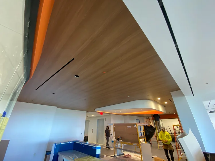 Ceiling Wrap Project using 3M DI-Noc Architectural Film (BLOG)