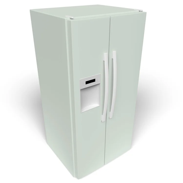 Cherry Red Retro Chiller Refrigerator Wrap