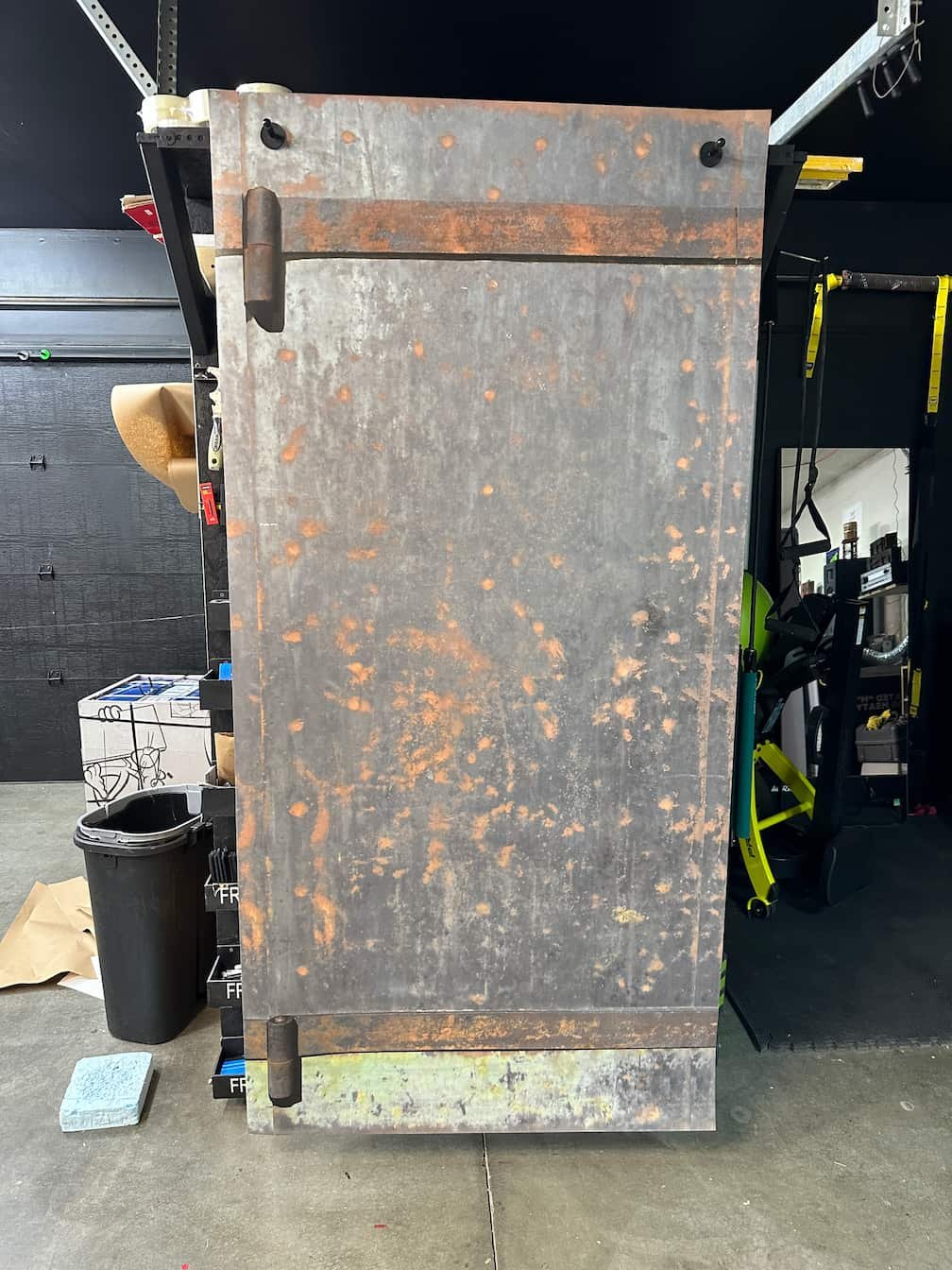 Old Rust Metal Door Wrap