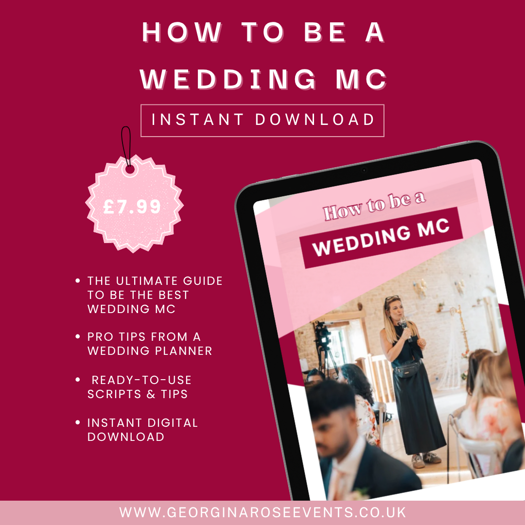 How To Be A Wedding MC — Georgina Rose Events