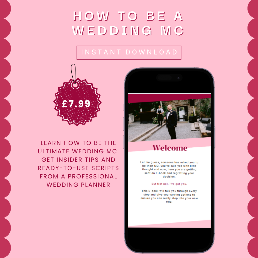 How To Be A Wedding MC — Georgina Rose Events