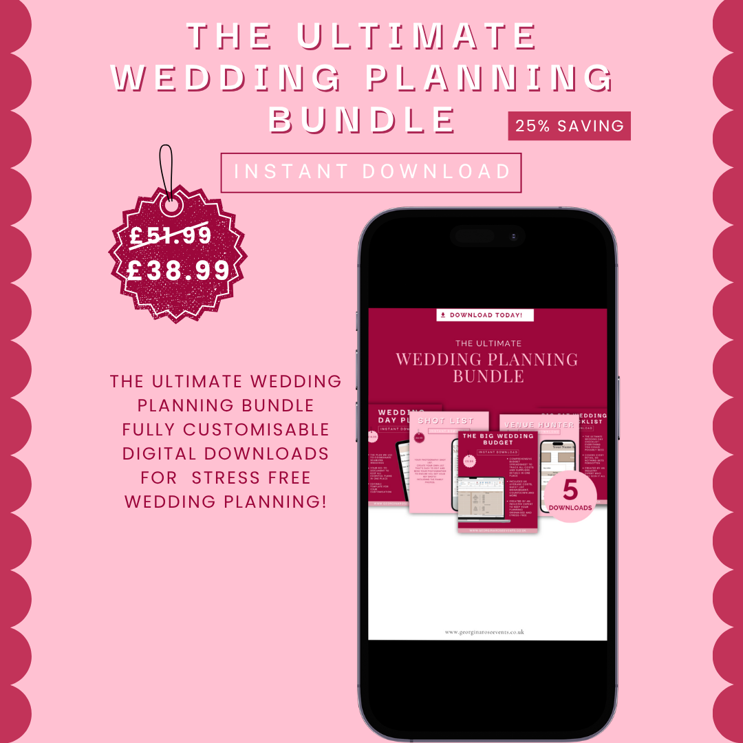 Digital Wedding Downloads — Georgina Rose Events