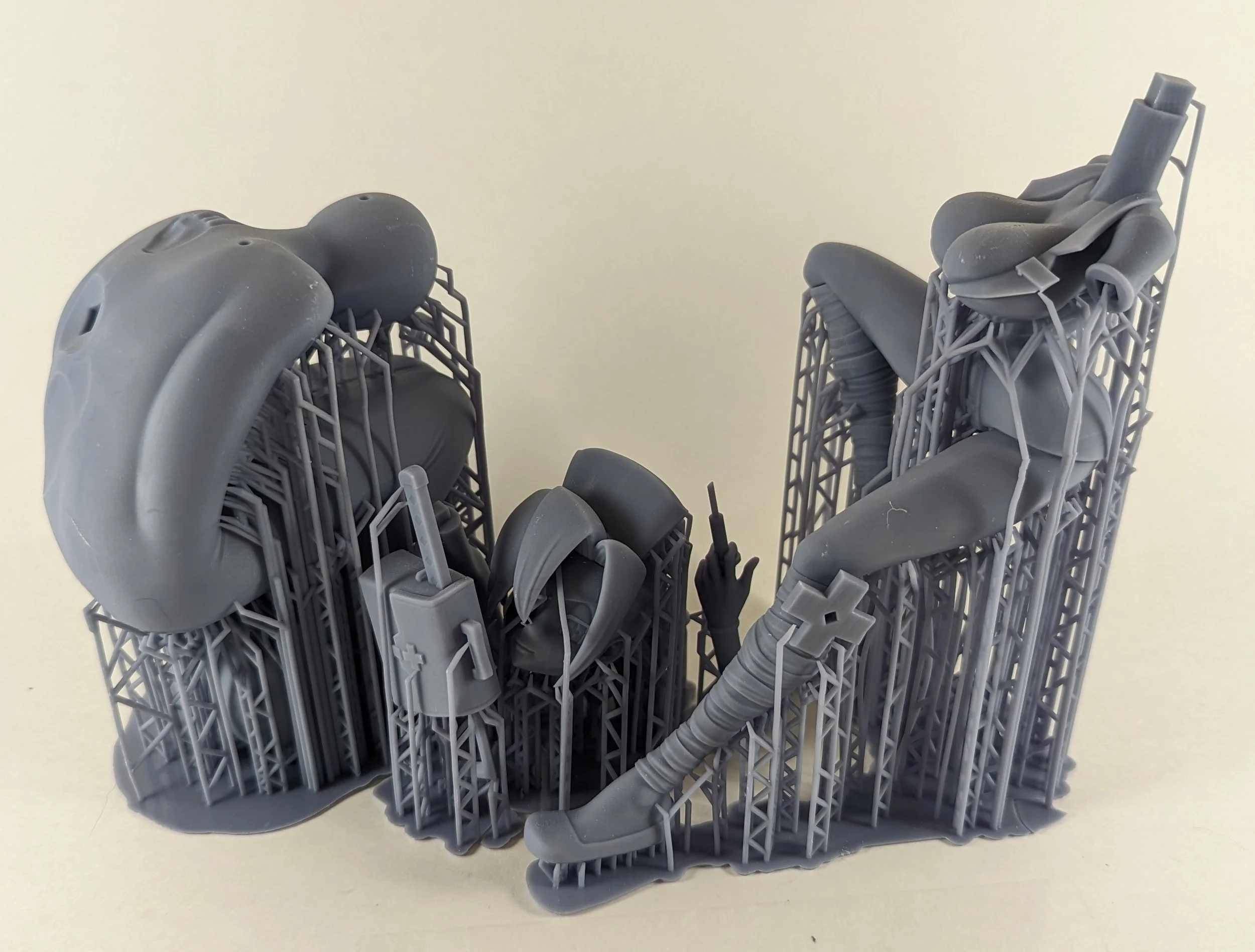 PolyBitsArt Statues and Figures — Baalite3D