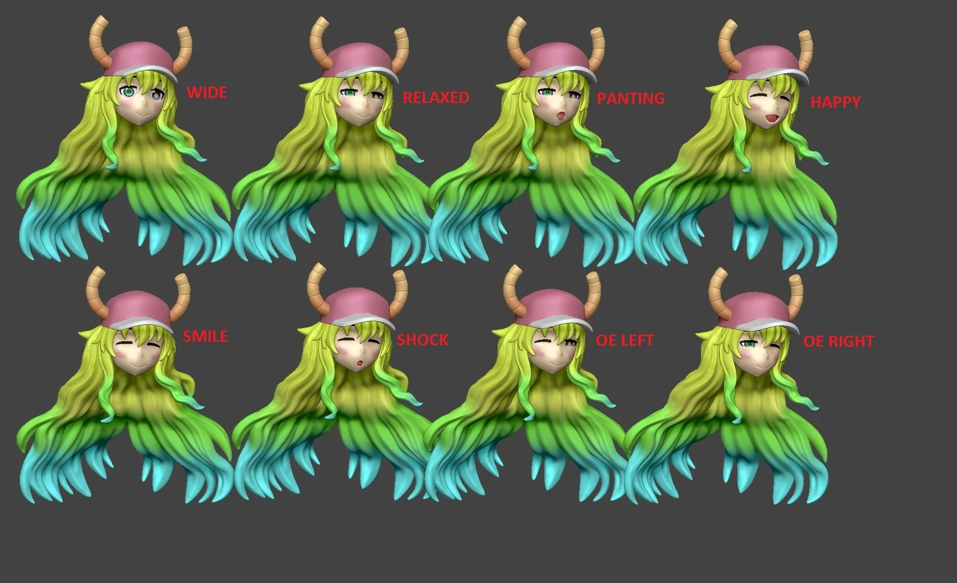 PolyBitsArt Statues and Figures — Baalite3D