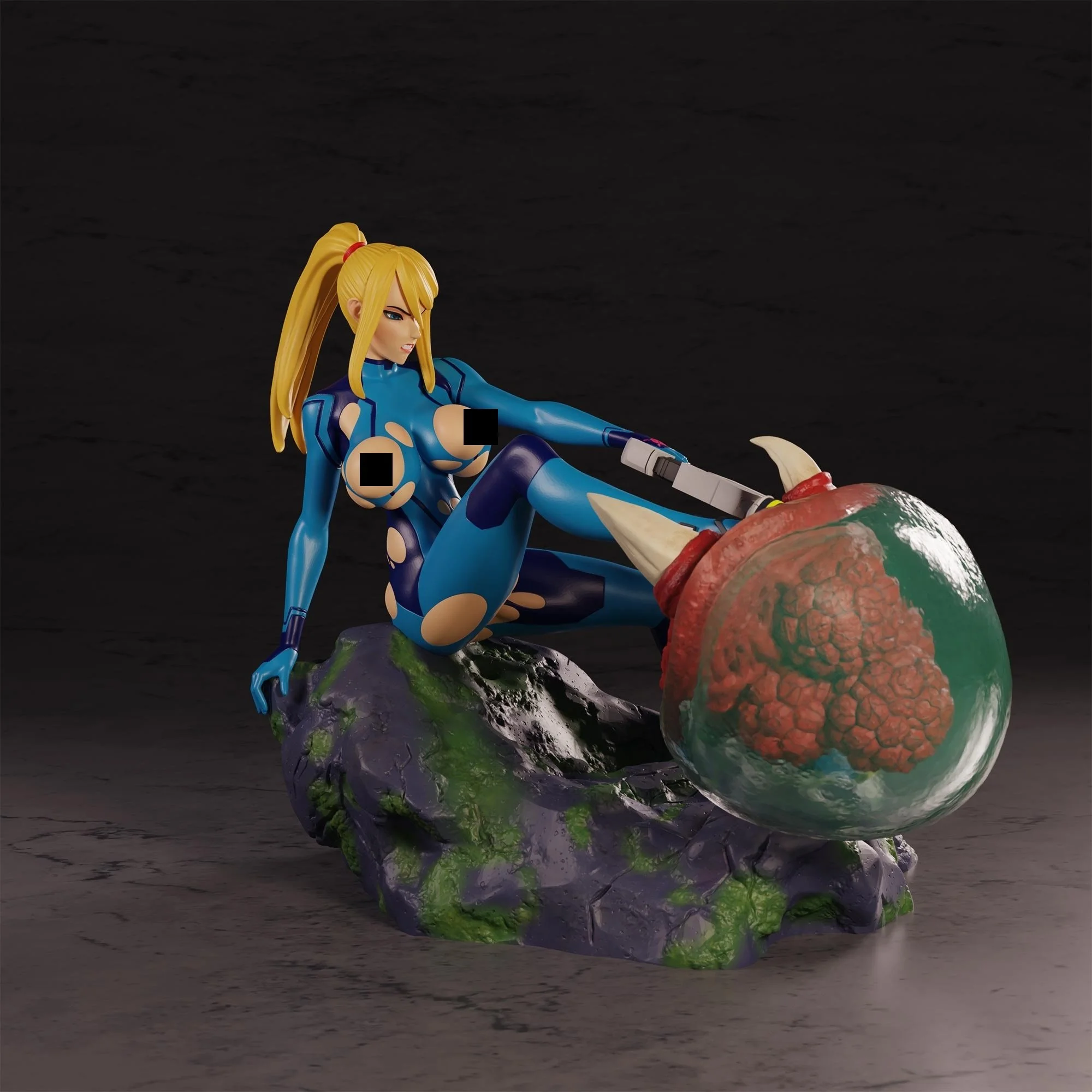 PolyBitsArt Statues and Figures — Baalite3D