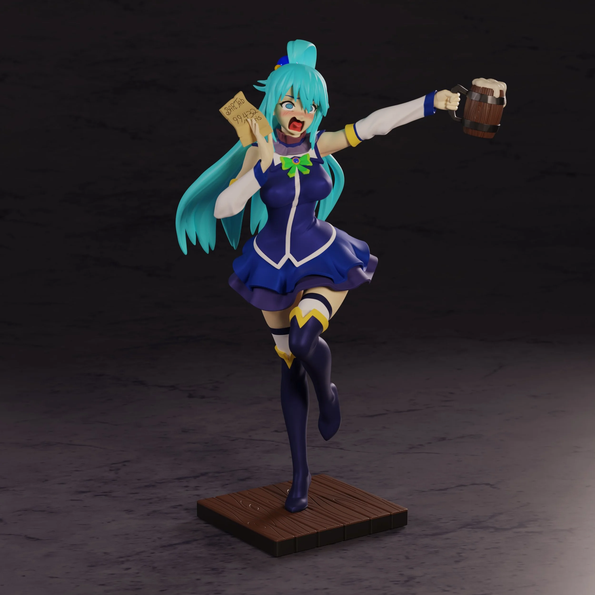 PolyBitsArt Statues and Figures — Baalite3D