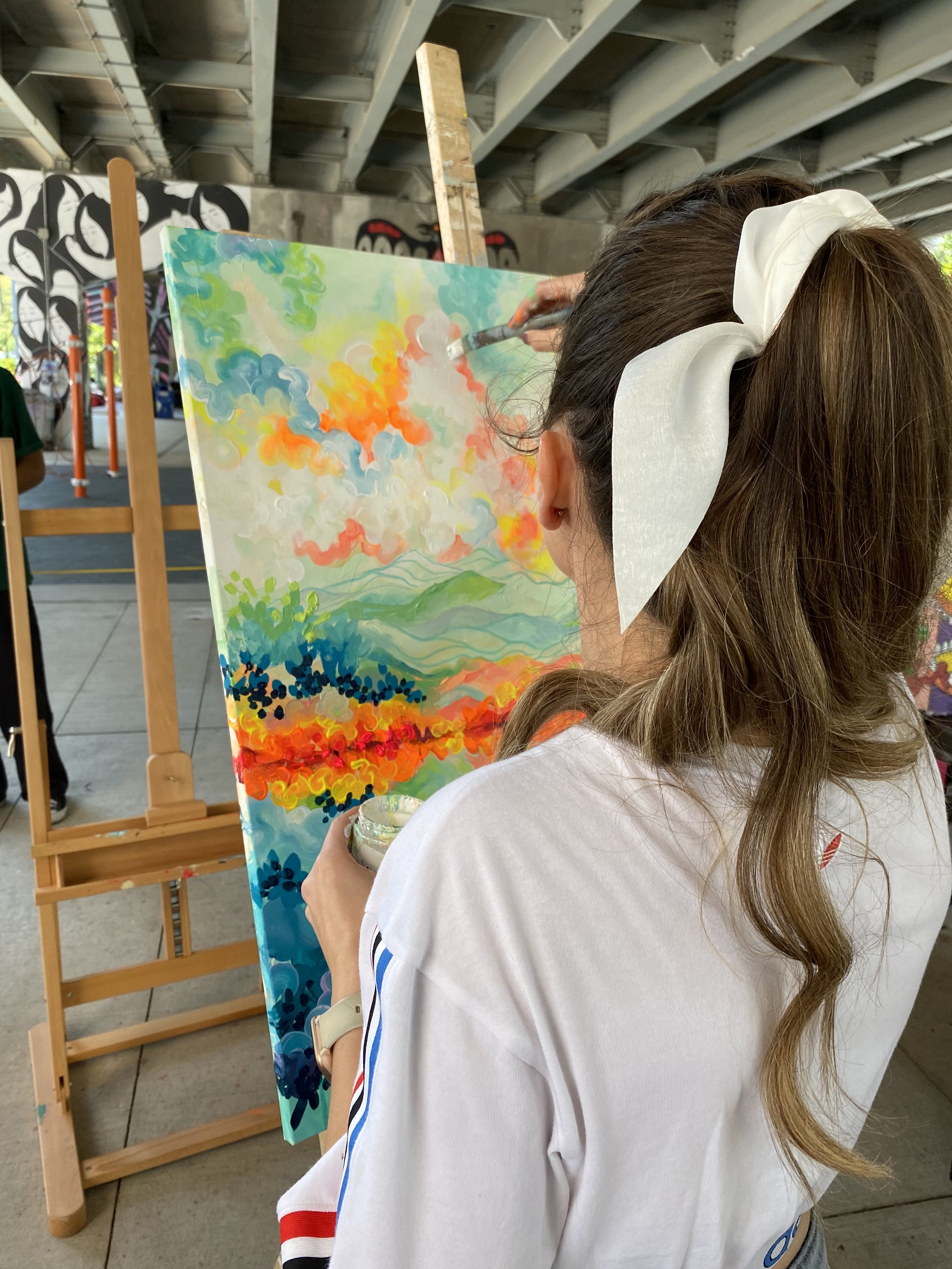 Mural painter from Toronto — Julie Amlin