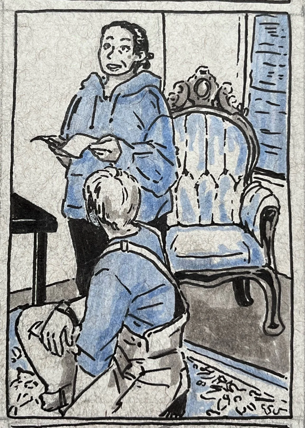 Emulating Alison: River Hetzel Shares Sketches from Fun Home — Classics ...