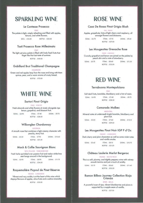 Wine — OLD RED COW