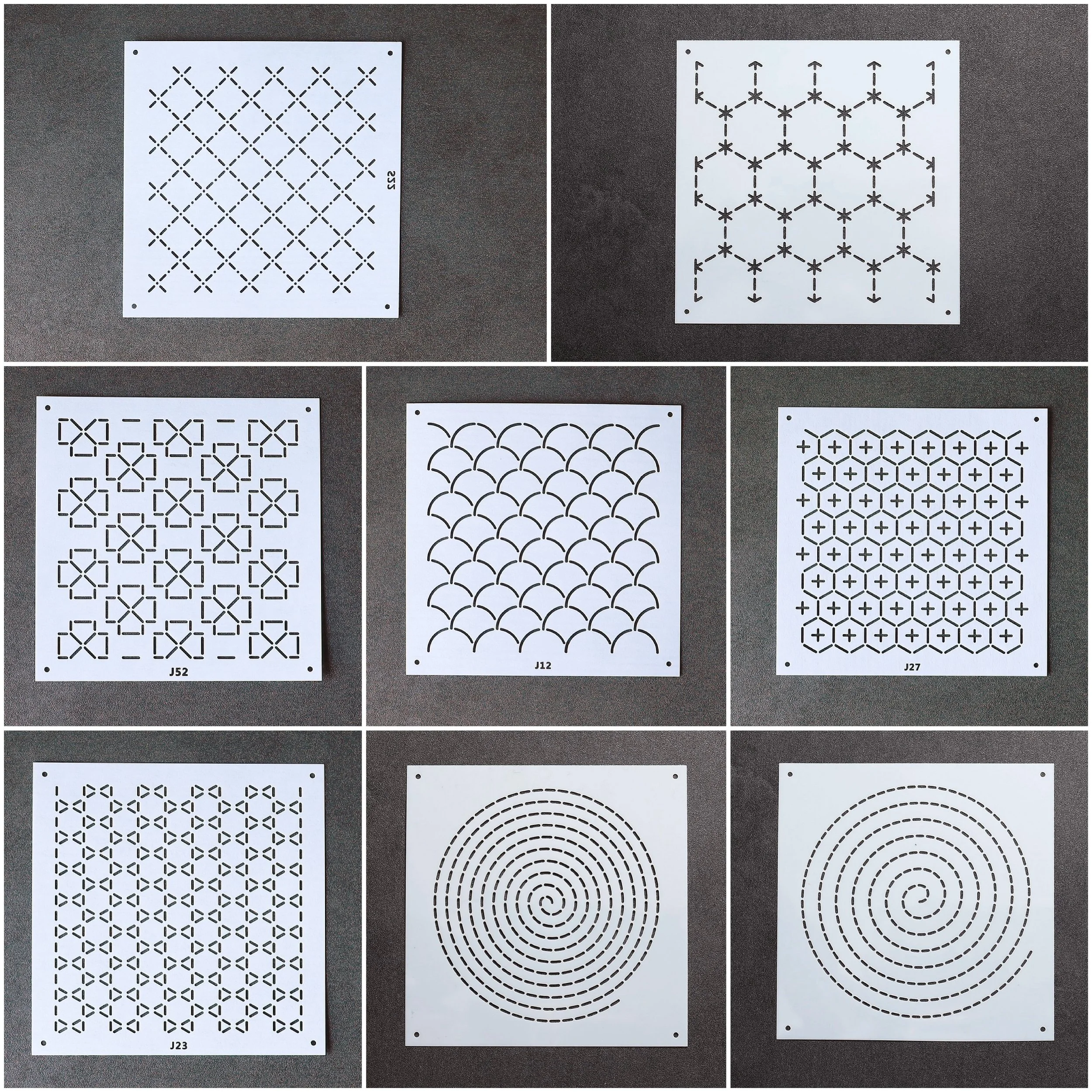 Sashiko Stencils - Collection A — Mont Bleu