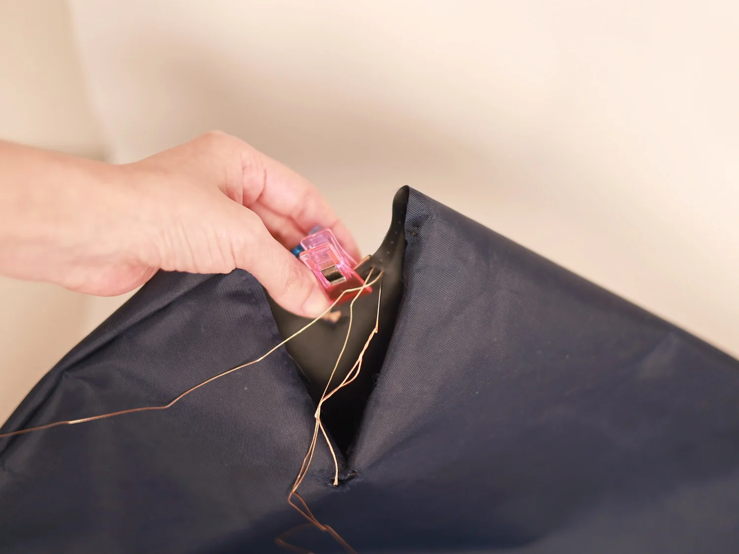 Bag Corner Repair with Leather Patches — Mont Bleu