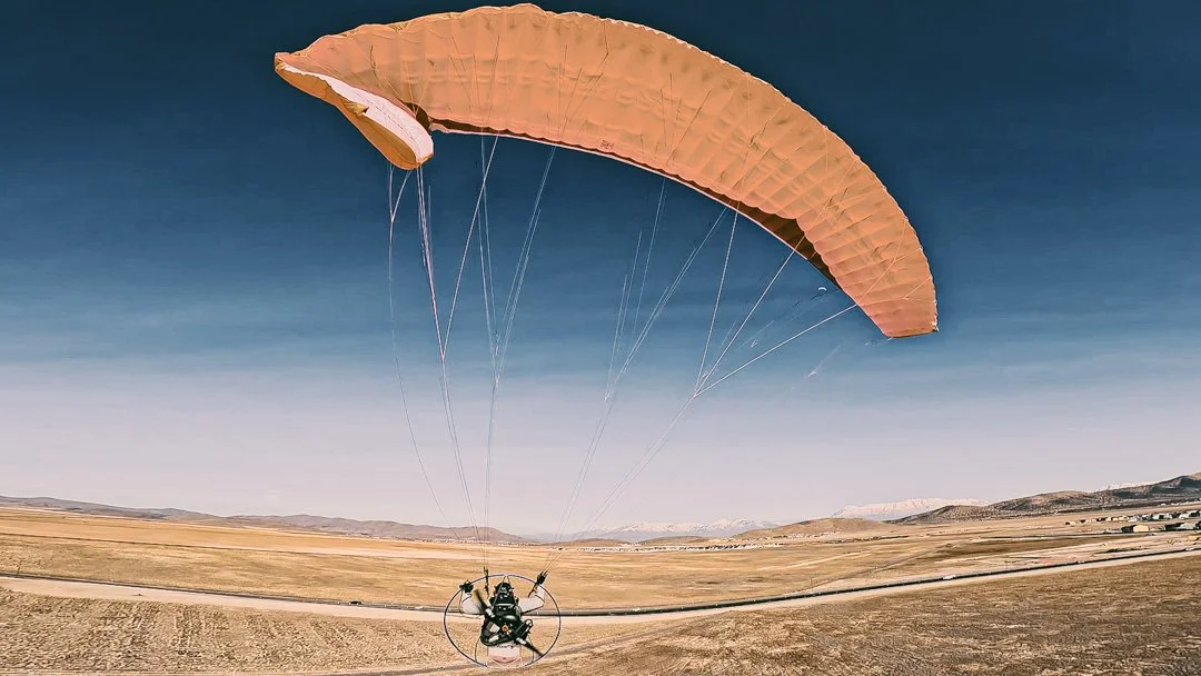 Powered Parachute Takeoff