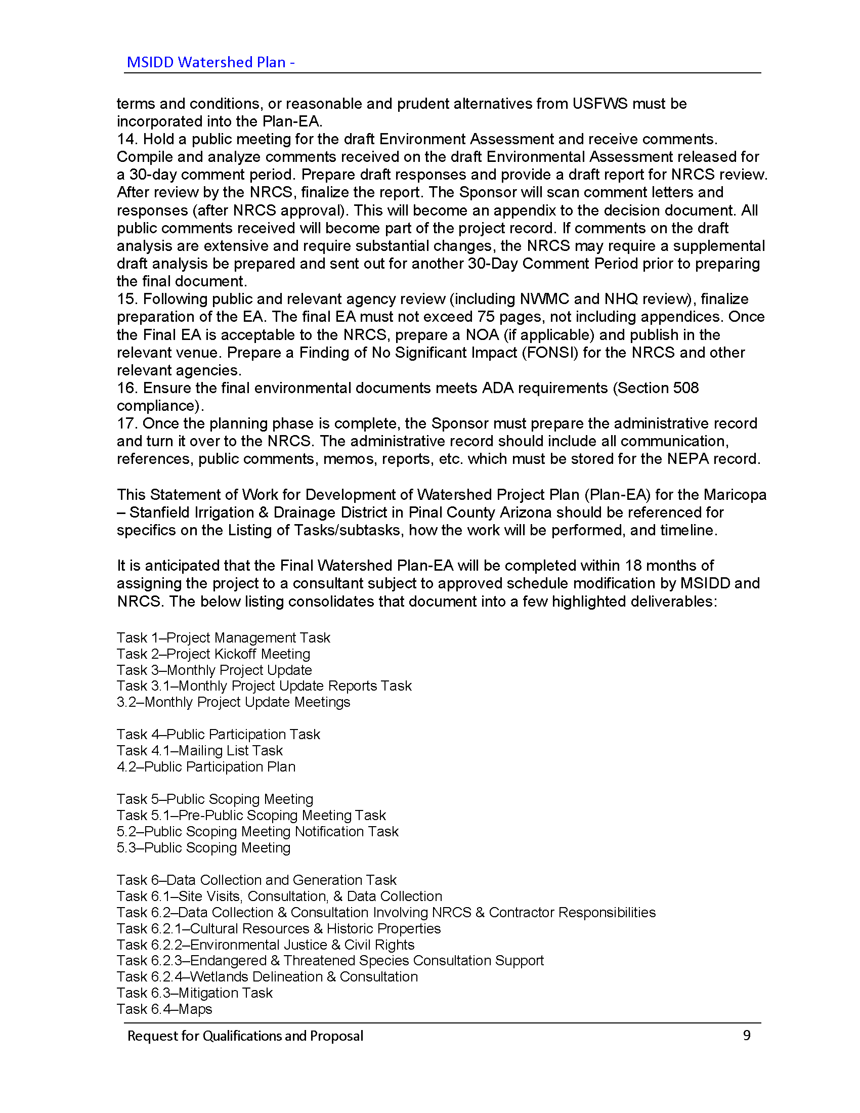 Maricopa Stanfield Irrigation & Drainage District