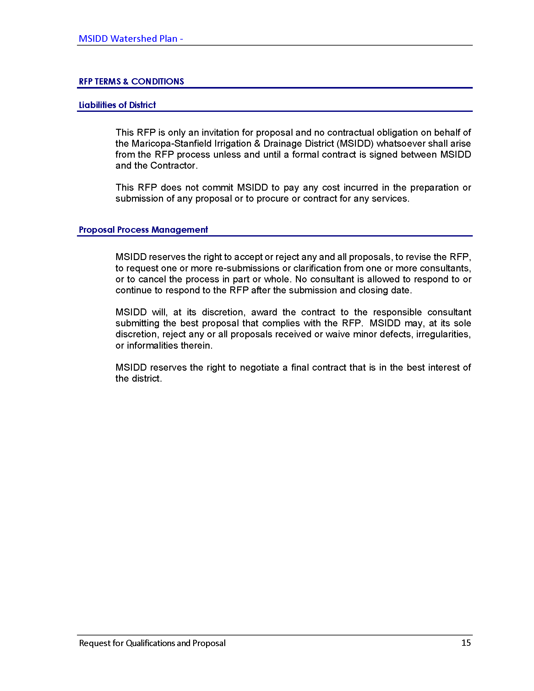 Maricopa Stanfield Irrigation & Drainage District