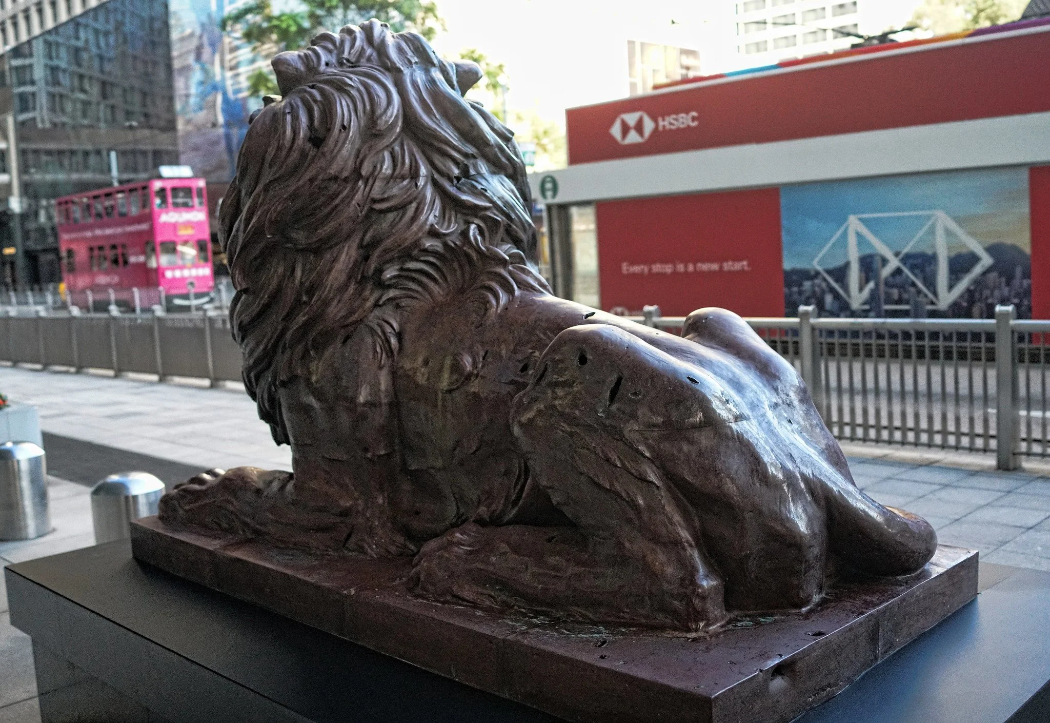 The HSBC Bronze Lions Stephen and Stitt — J3 Private Tours | J3 ...