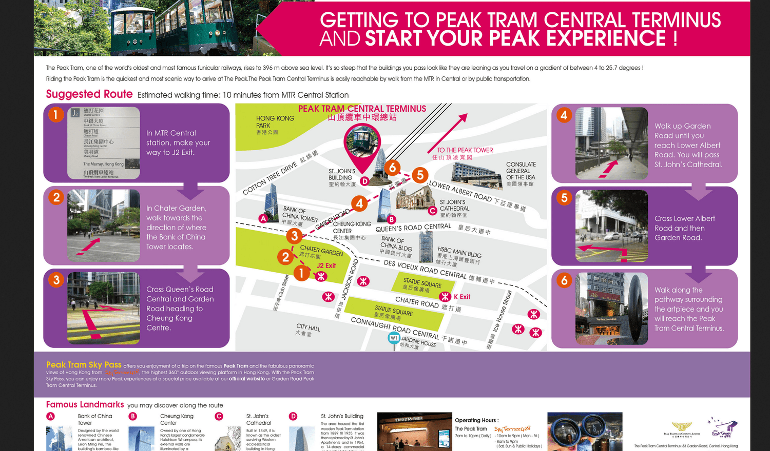 The Iconic Peak Tram Hong Kong - Garden Road — J3 Private Tours Hong ...