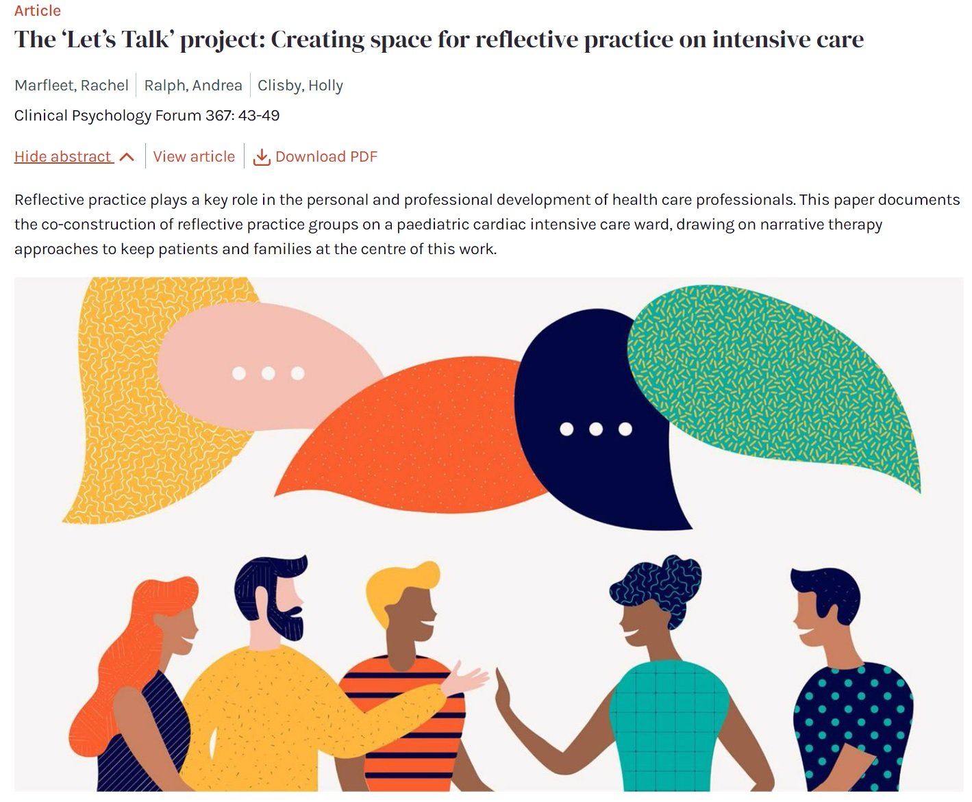 The Let’s Talk Project — Sketchbook Psychology