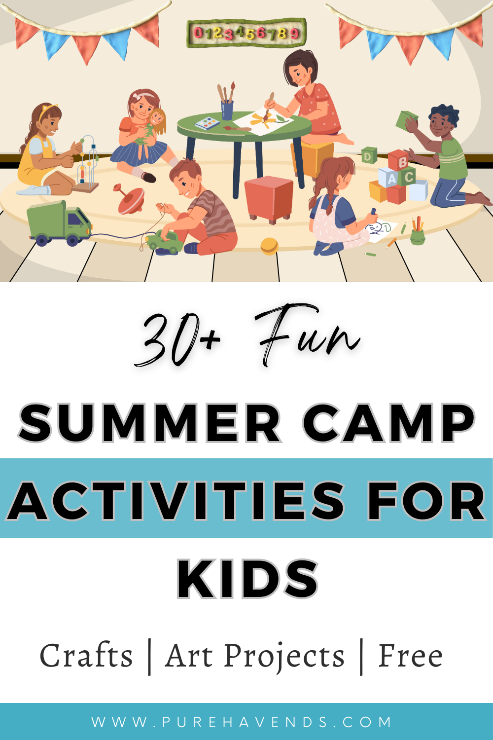 Fun Summer Camp Activities for Kids, indoor, outdoor and free — Pure ...