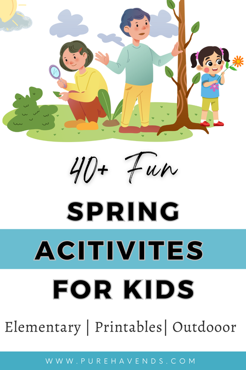 Fun Spring Activities for Kids: Elementary, Printables, and Outdoor Fun ...