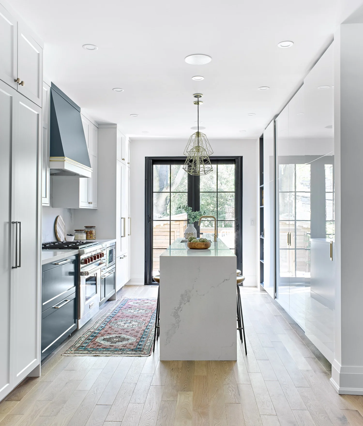 A beautiful Leslieville main floor renovation featuring a stunning ...