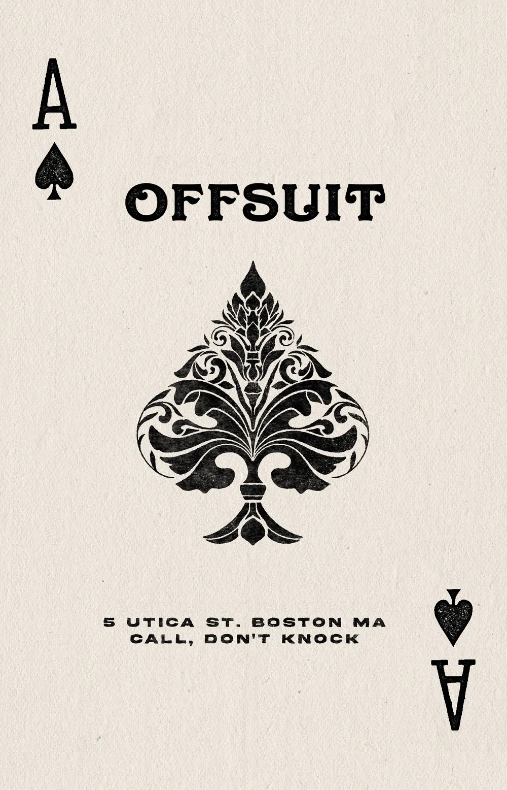 Menu — OFFSUIT