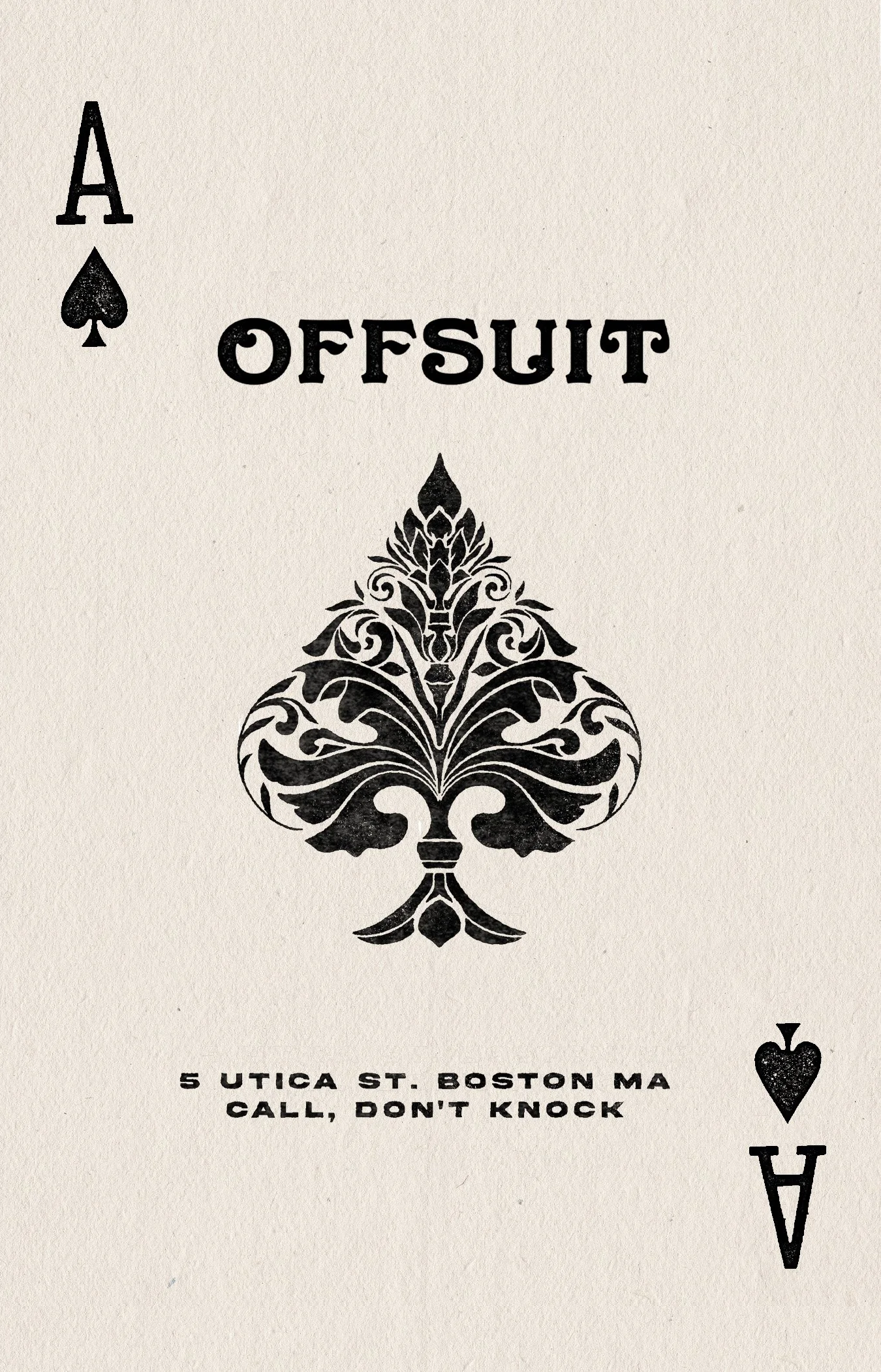 Menu — OFFSUIT