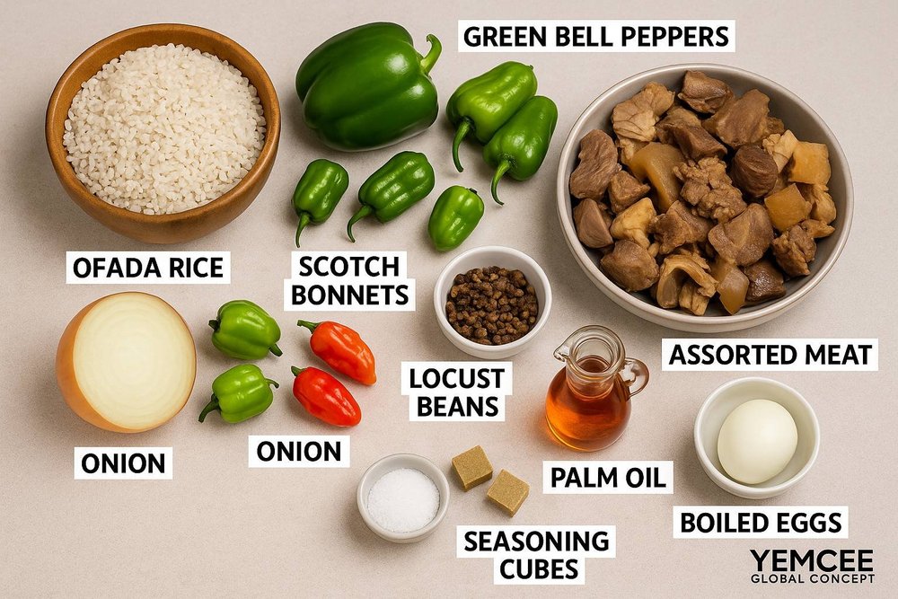 Authentic Ofada Rice & Ayamase Stew: The Designer Meal That's Worth ...