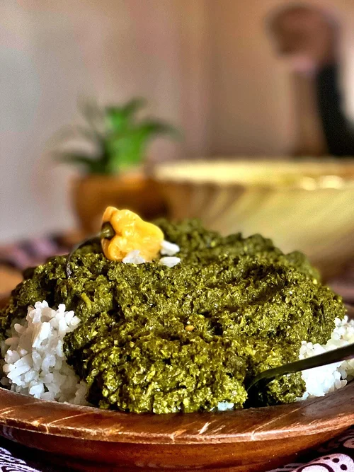 Isombe: Rwanda's Beloved Cassava Leaf Stew – Nutty, Comforting, and ...