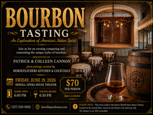 Bourbon Tasting — HOWELL OPERA HOUSE