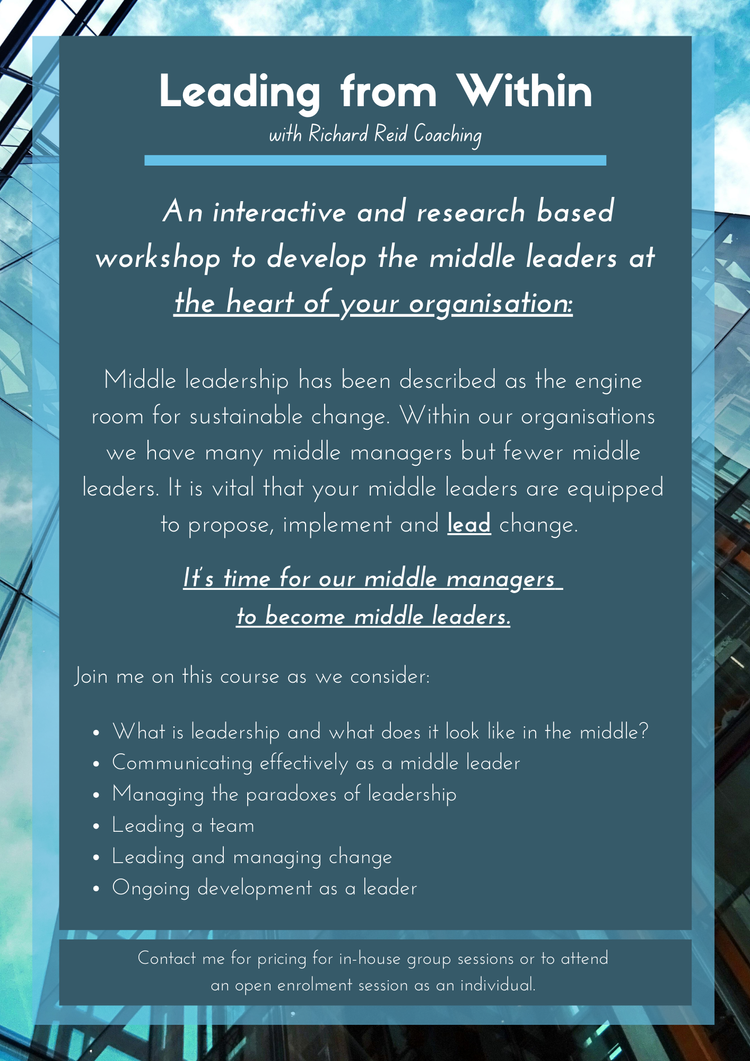 Leading from Within — Richard Reid Coaching
