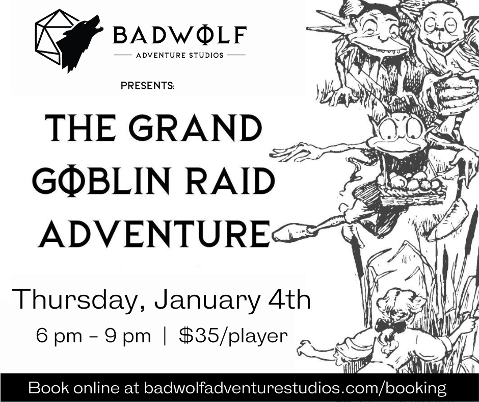Dungeons and Dragons Adventures | Shop Online Now — Badwolf Adventure ...