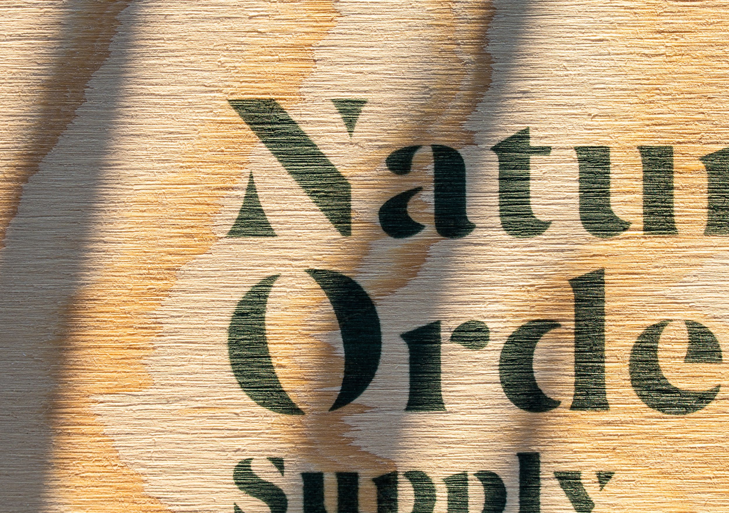 Logotype and Branding for Natural Order Supply | Grand Junction, Colorado