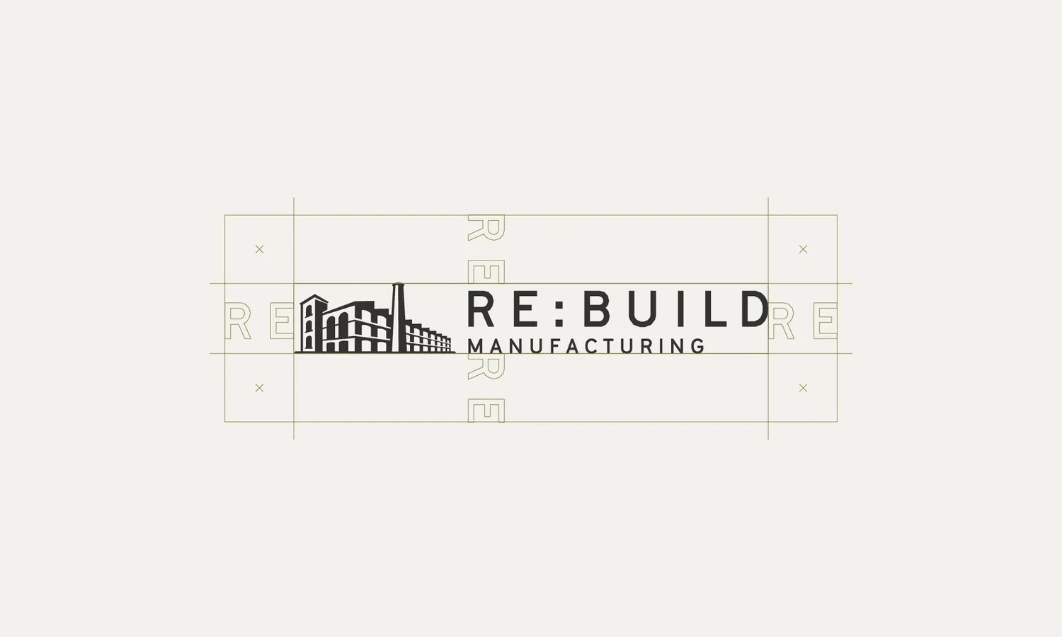 Logo Design & Branding for Re:Build Manufacturing - Wells Design