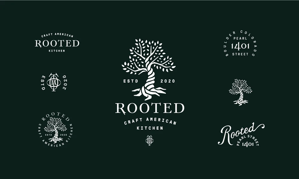 Rooted Restaurant in Boulder, CO | Logo and Branding Design in Boulder