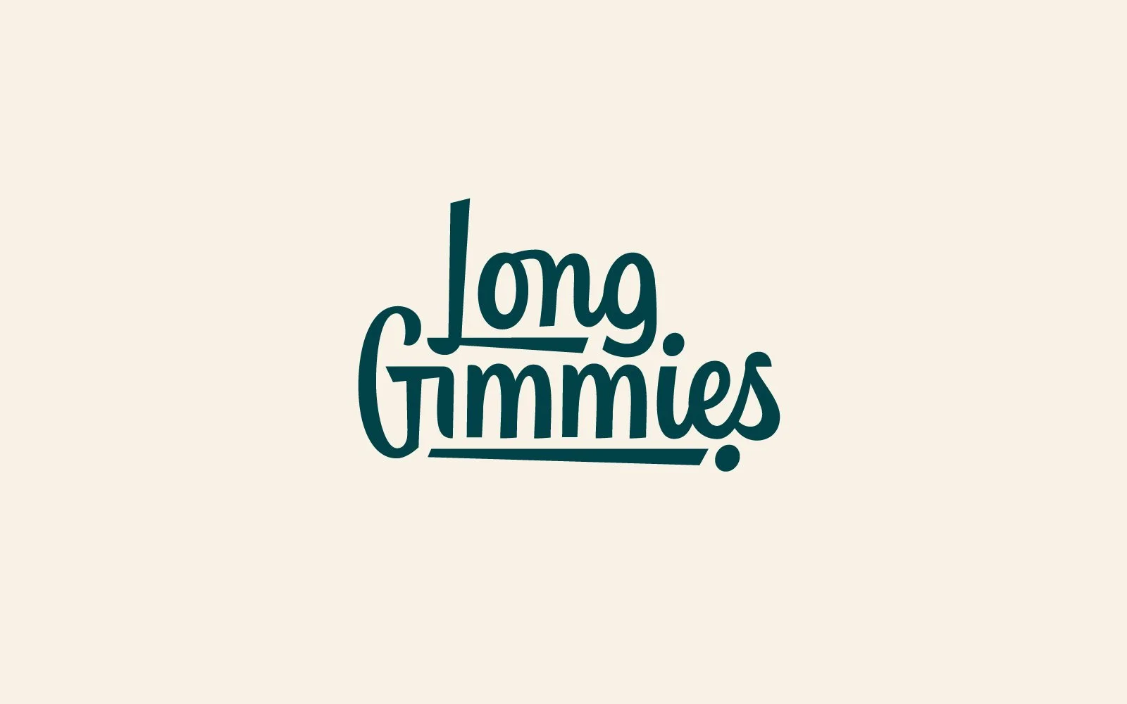 Wordmark Logo Design for Long Gimmies Golf Brand