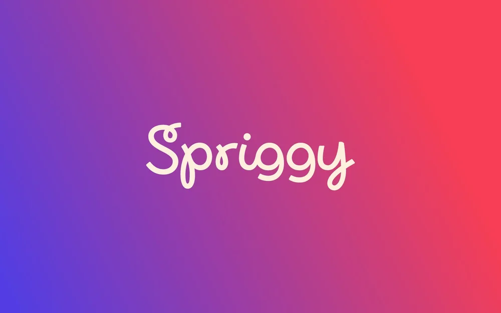 Spriggy Wordmark Design by Denver Logo Designer Wells Collins