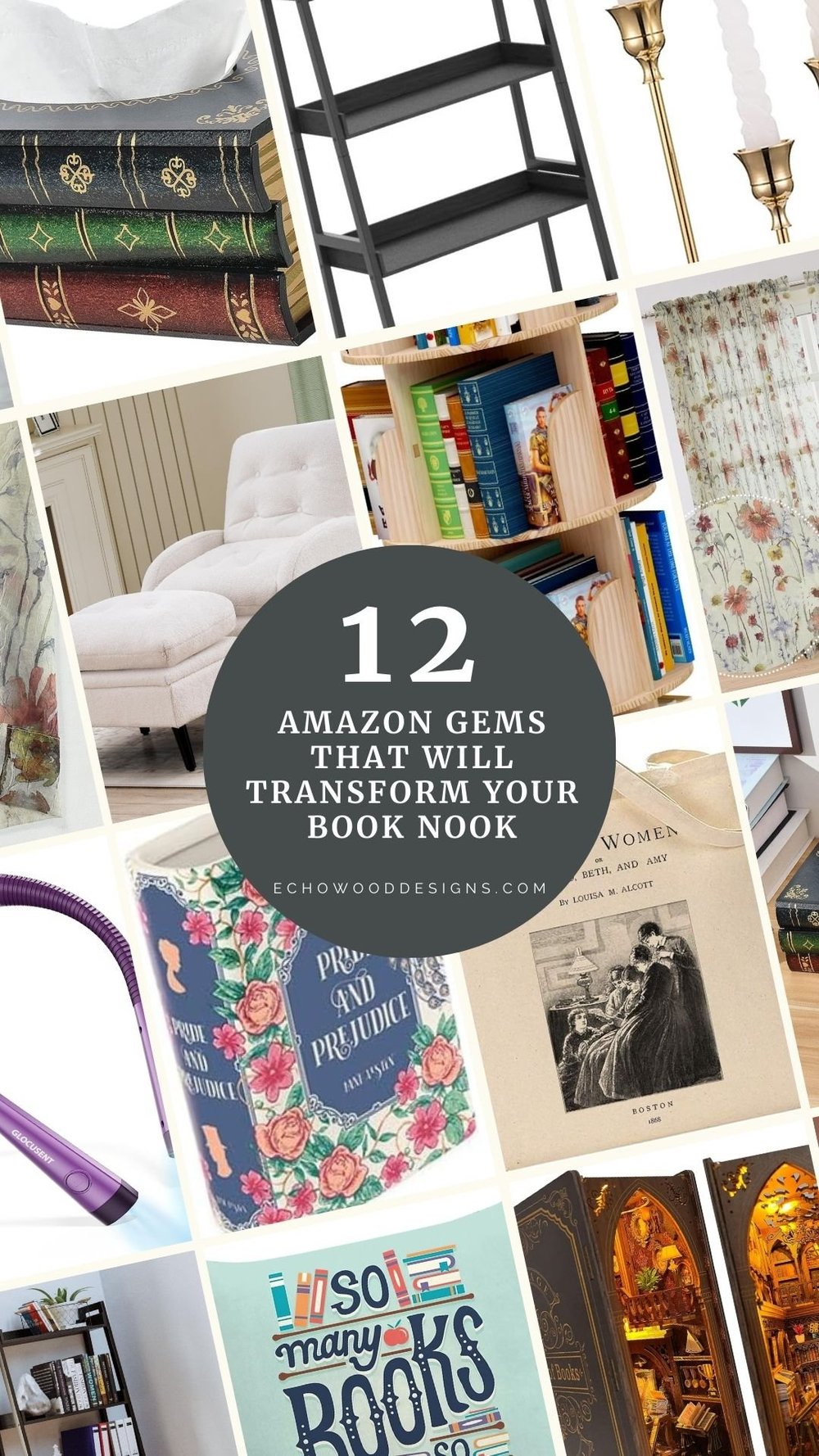 12 Amazon Essentials For A Cozy Bookish Aesthetic — Echowood Designs