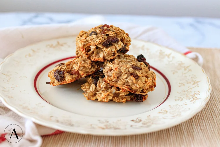 Apple Raisin Oatmeal Cookies — Autumn in August Food Blog