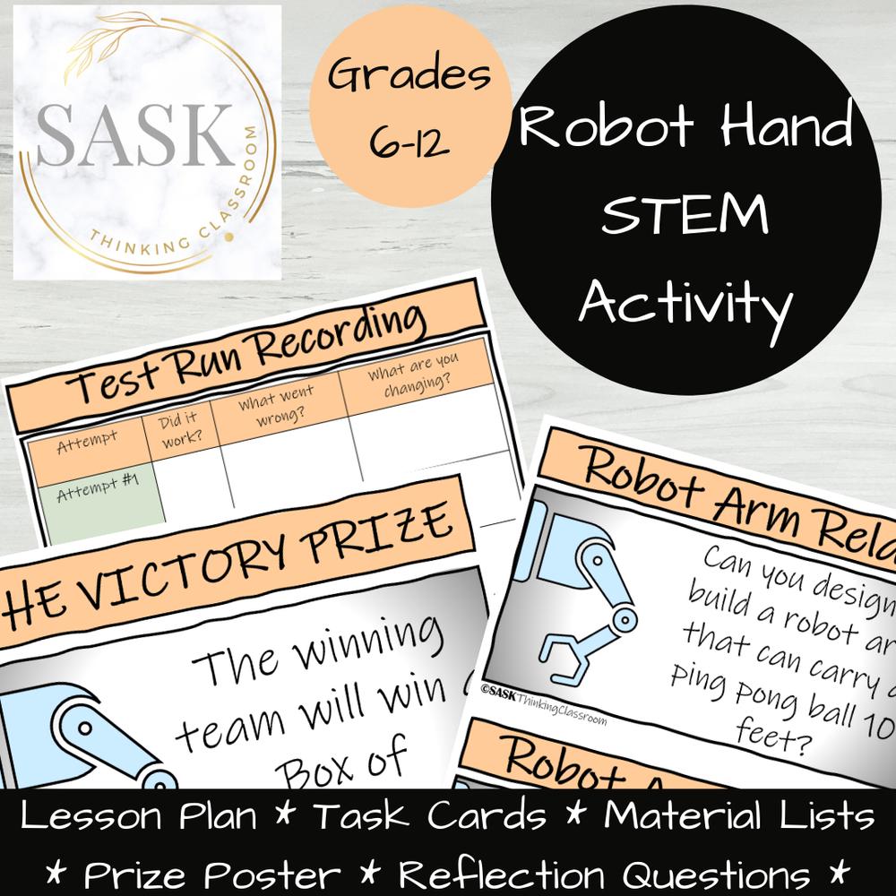 Robot Hand Science Project - STEM Activity — ROXY'S
