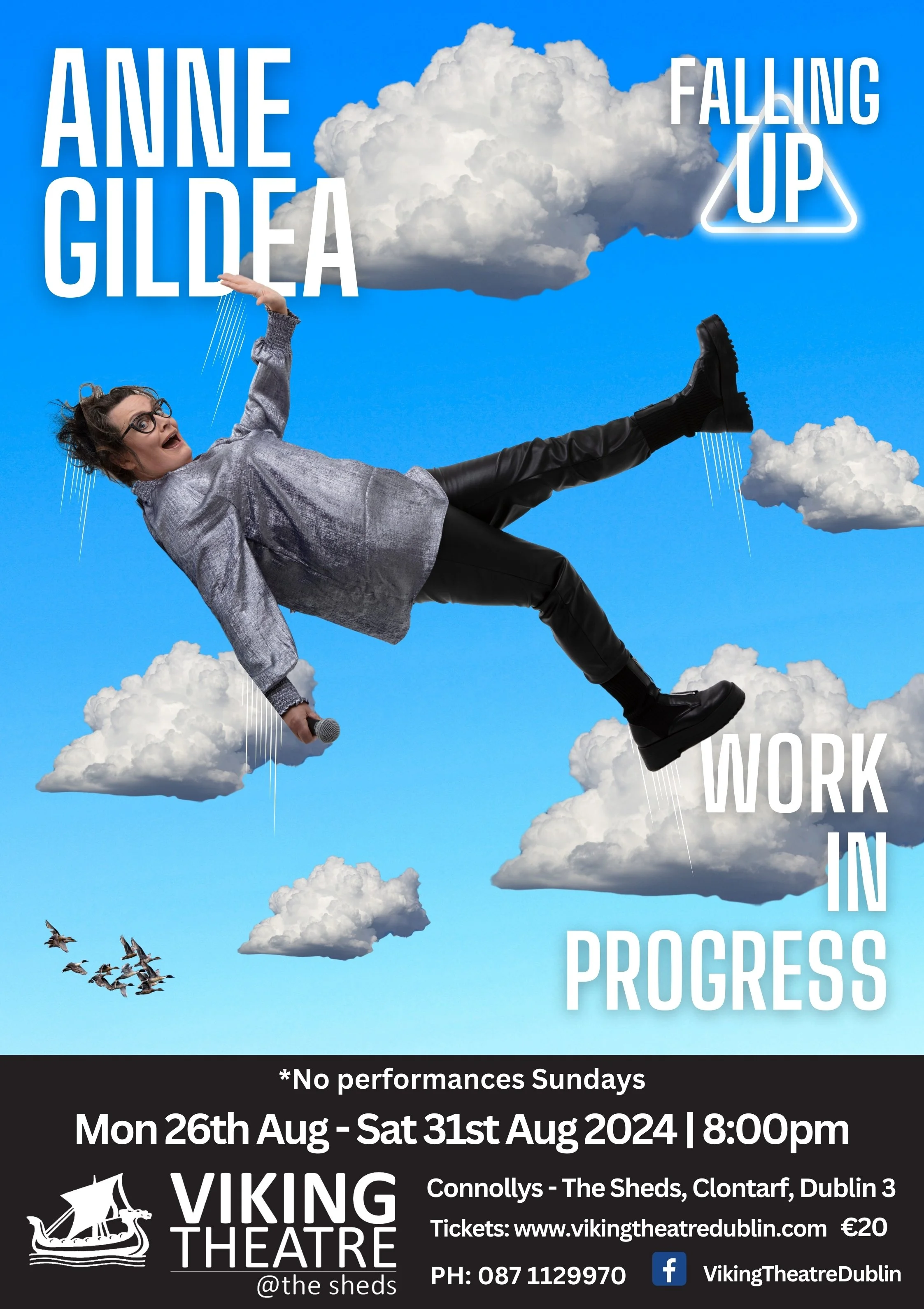 ANNE GILDEA - FALLING UP – Work In Progress — Viking Theatre Dublin