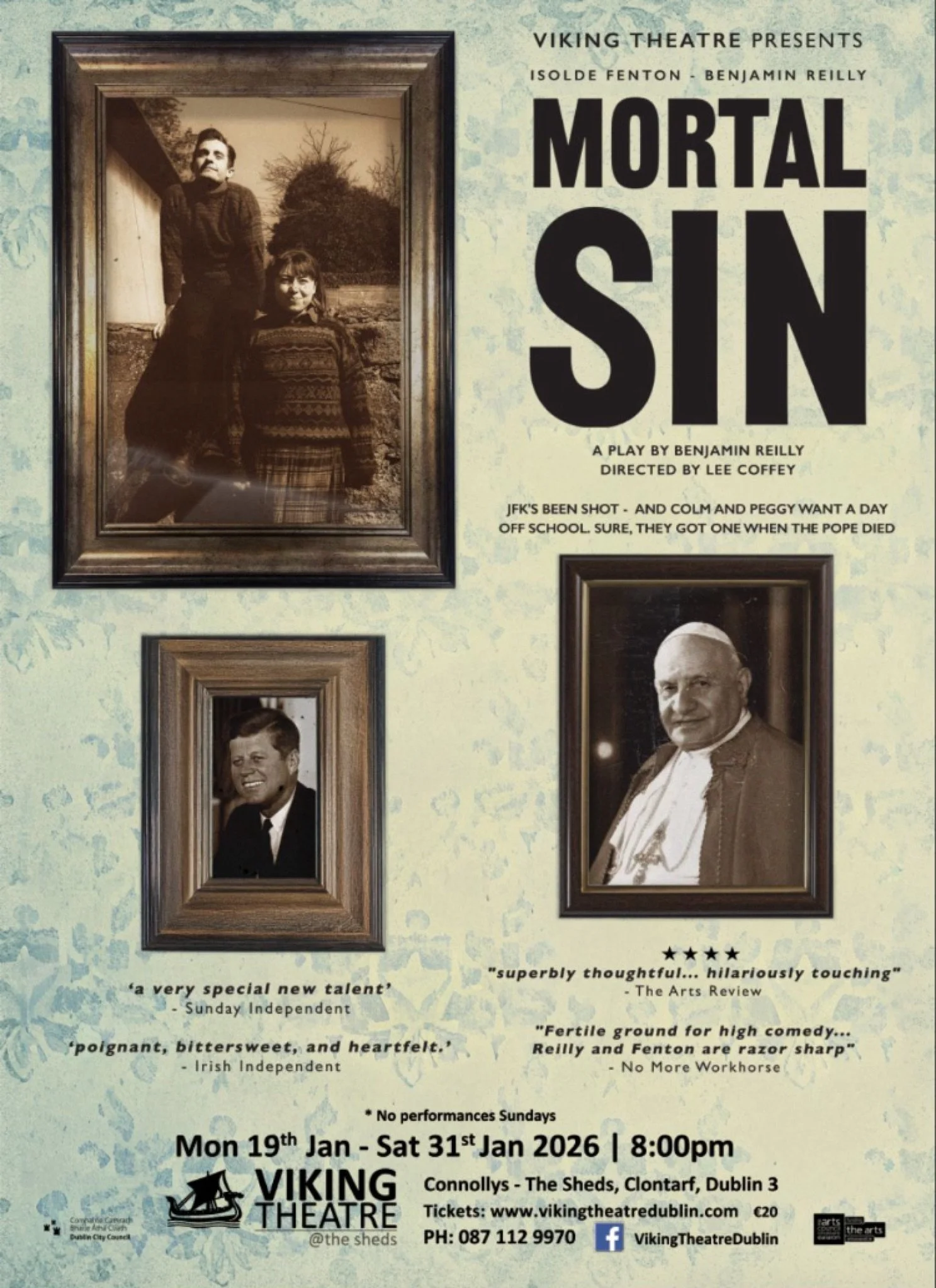 MORTAL SIN — Viking Theatre Dublin
