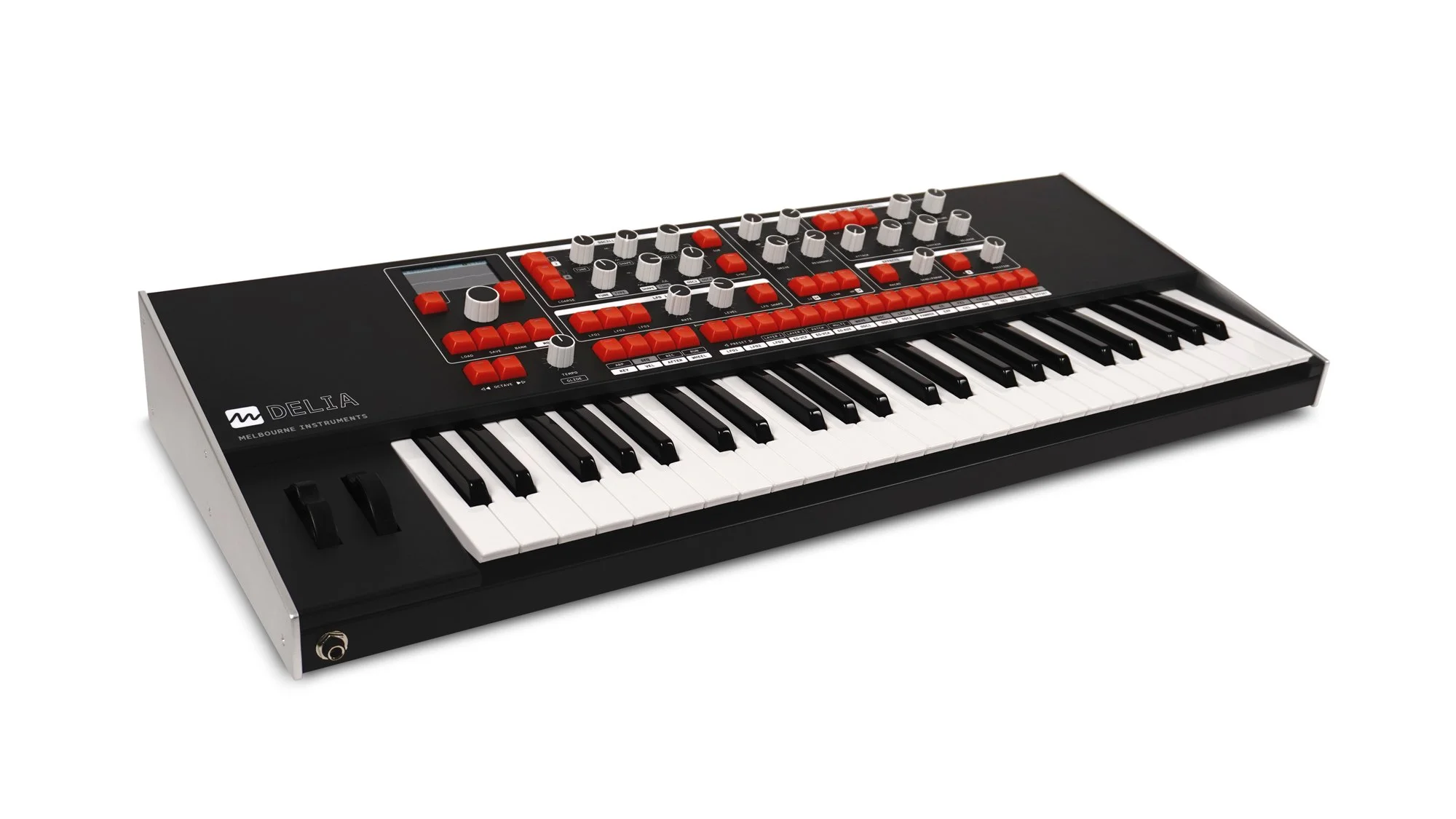DELIA 6 VOICE MOTORIZED MORPHING SYNTHESIZER — Melbourne Instruments