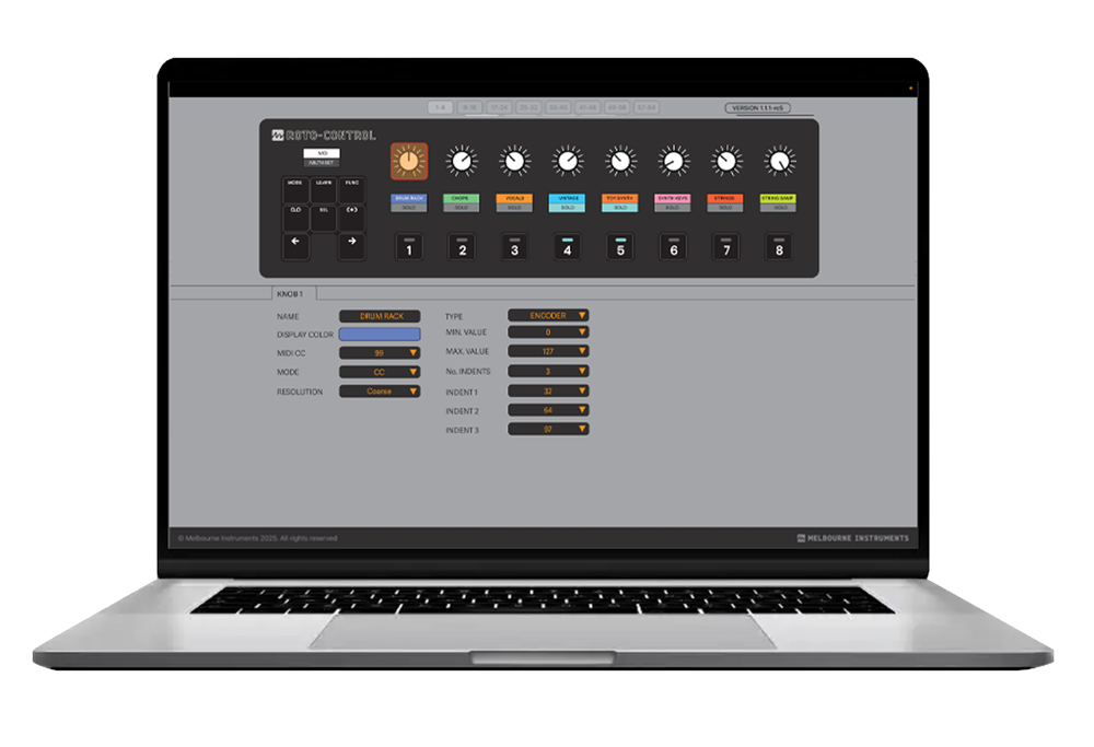 Roto-Control Melbourne Instruments Motorized MIDI Controller for ...
