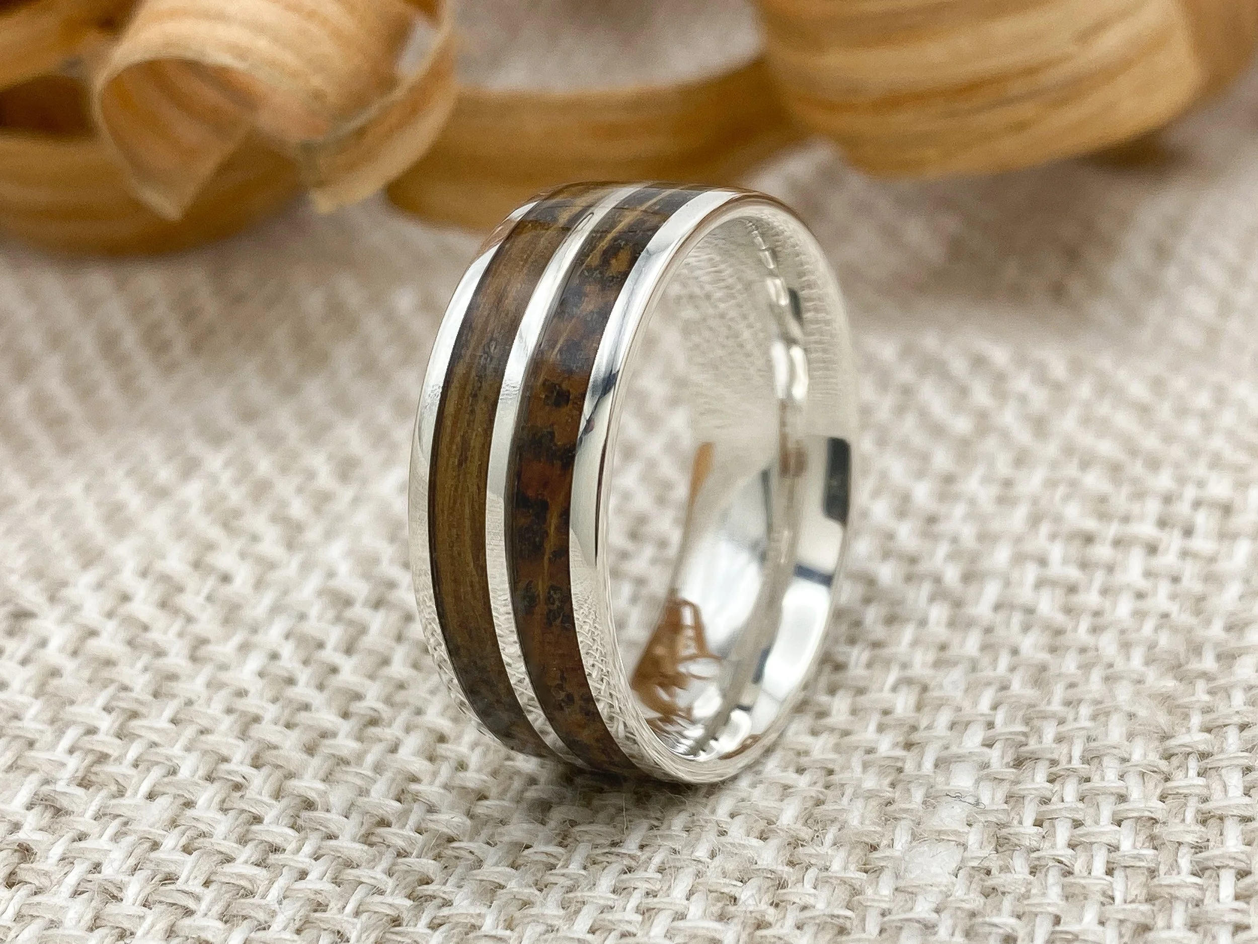 Buffalo Trace bourbon barrel ring handmade in the Scottish Highlands ...