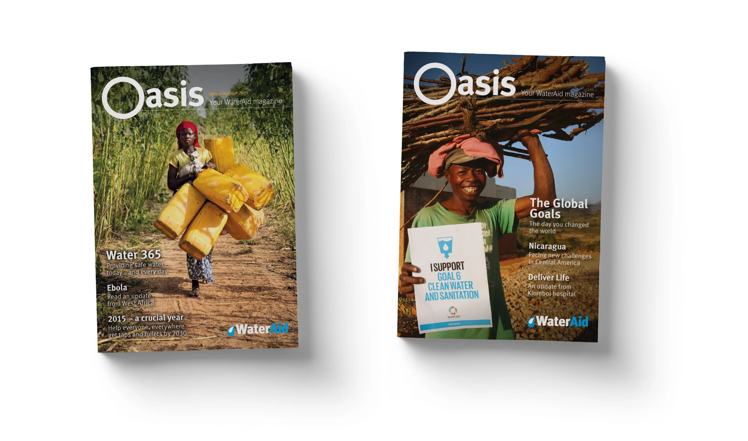 WaterAid / Oasis magazine — Aspel Creative Ltd