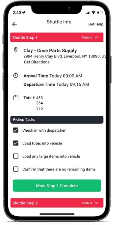 Dispatching & Routing — Tonquin