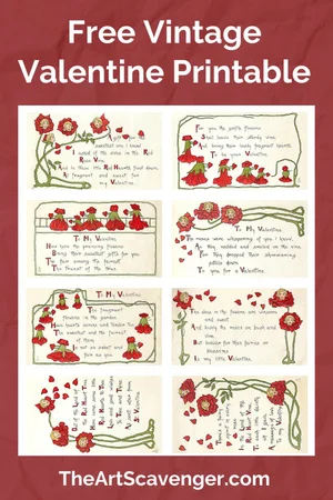 Free Vintage Valentines Printables — The Art Scavenger
