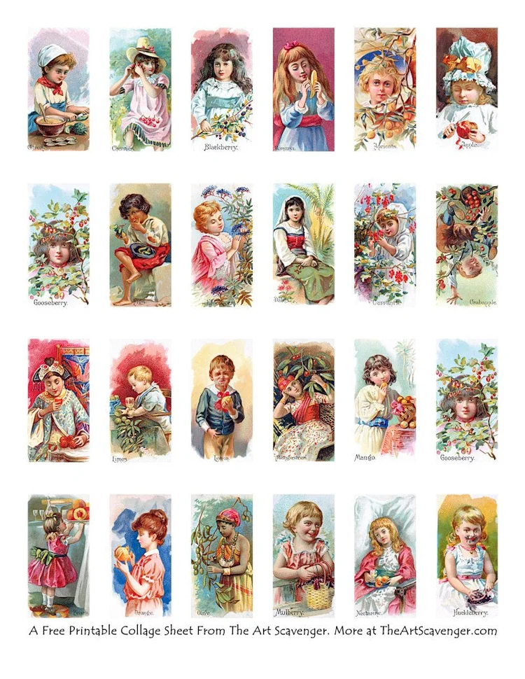 Victorian — Free Printable Collage & Ephemera Sheets — The Art Scavenger