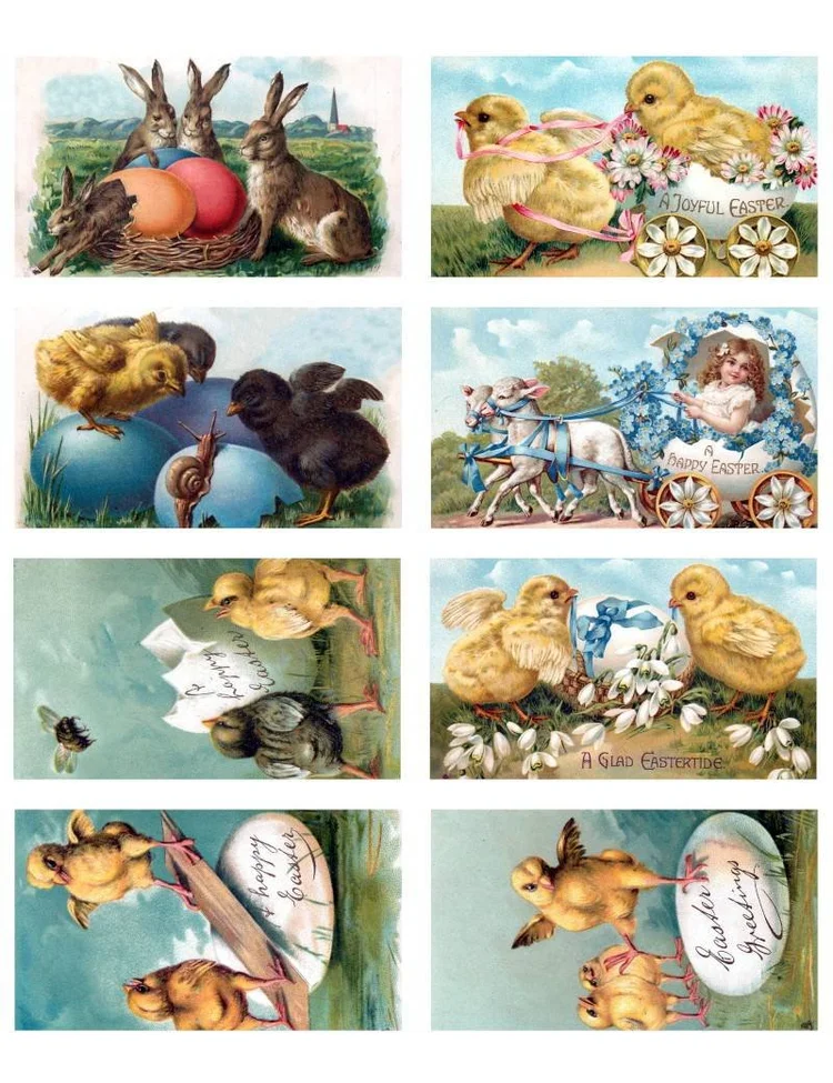 Easter Vintage Ephemera Printables — The Art Scavenger